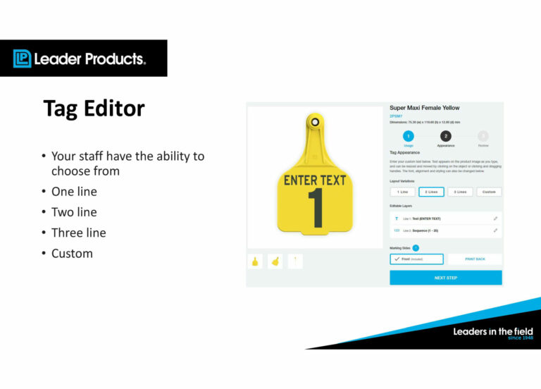 Ear Tags by Leader - Animal Health Direct