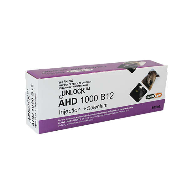 UNLOCK B12 1000 + Selenium Injection - Animal Health Direct